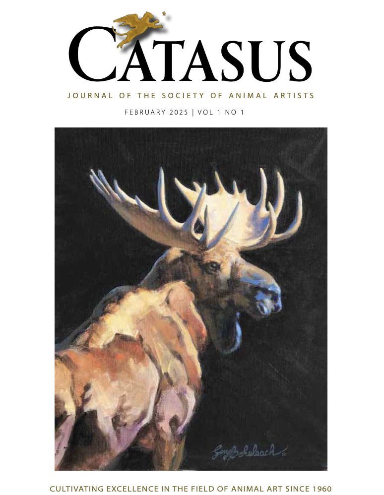 Issues of the Society of Animal Artists' Catsus Magazine